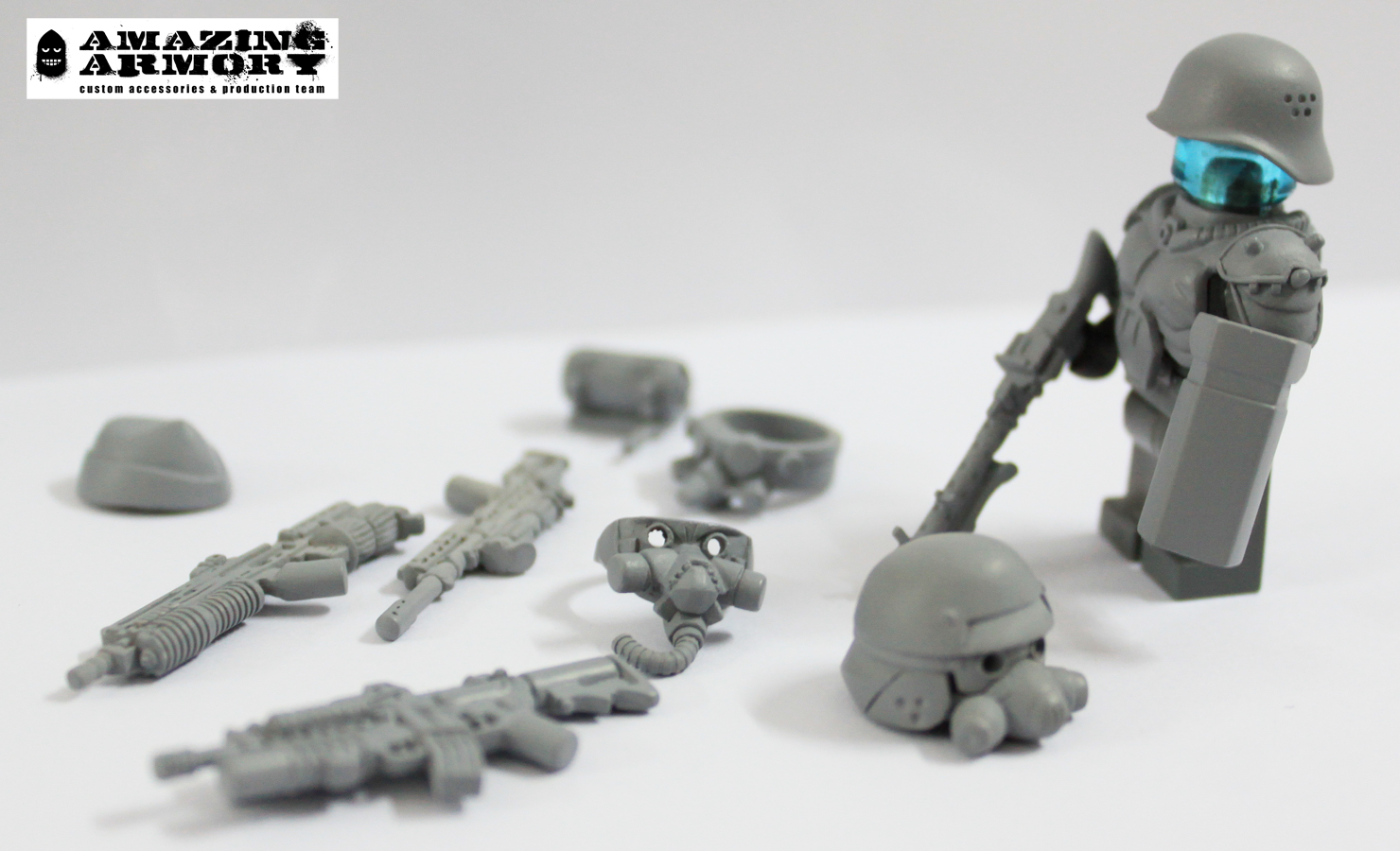 Hazel Killzone Jin Roh Lego custom minifigs | Custom LEGO Minifigures