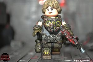 Gears of War Anya Stroud Minifigure | Custom LEGO Minifigures