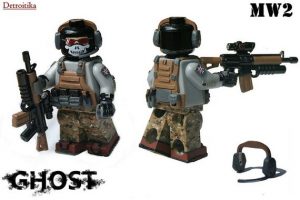 MW2 Ghost Custom Minifigure | Custom LEGO Minifigures