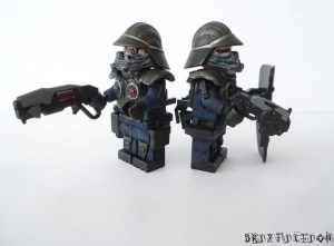 Future City Police Custom Minifigures | Custom LEGO Minifigures