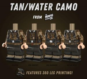 TMC WWII German Swamp Camo Bodies | Custom LEGO Minifigures