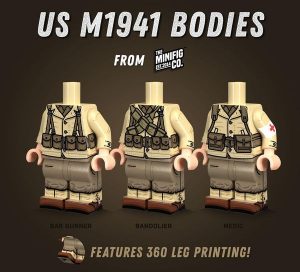 TMC US M1941 Bodies | Custom LEGO Minifigures