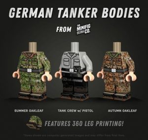 TMC German Tanker Bodies | Custom LEGO Minifigures