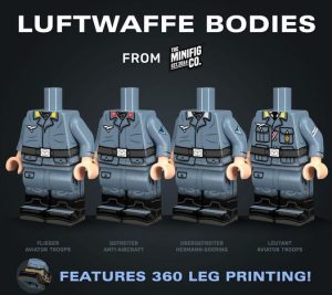 TMC WWII Luftwaffe Bodies | Custom LEGO Minifigures