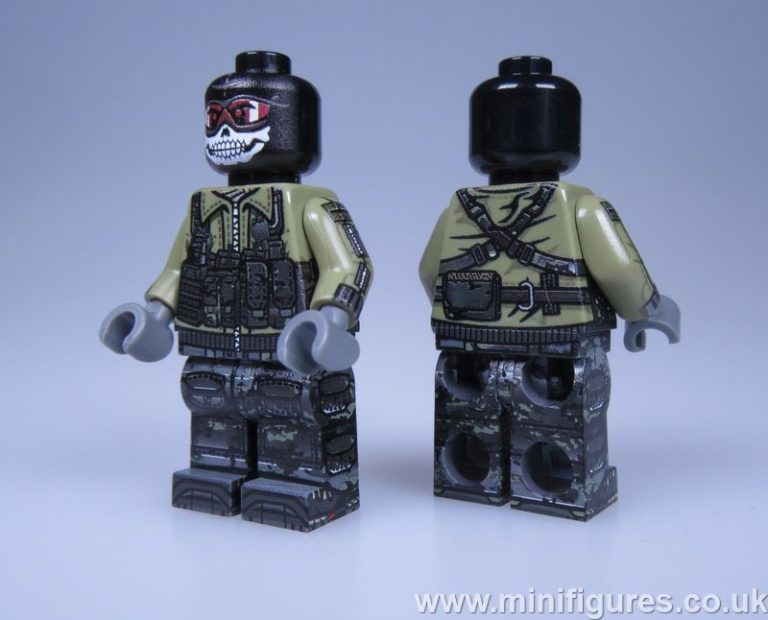 TMC Ghost Reskin Custom Minifigure | Custom LEGO Minifigures