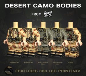 TMC Desert Camo Bodies | Custom LEGO Minifigures