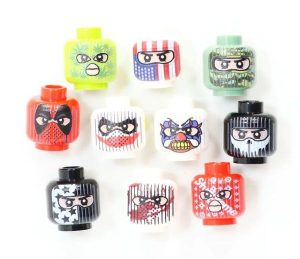 BrickTactical Ski Mask Head Pack | Custom LEGO Minifigures
