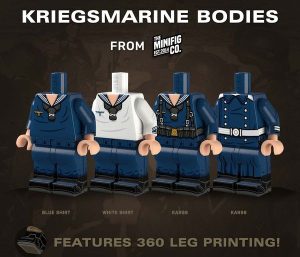 TMC WWII Kriegsmarine Bodies | Custom LEGO Minifigures