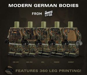 TMC German Flecktarn Bodies | Custom LEGO Minifigures